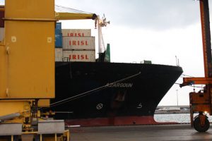 First call of the HDASCO vessel Azargoun in Barcelona