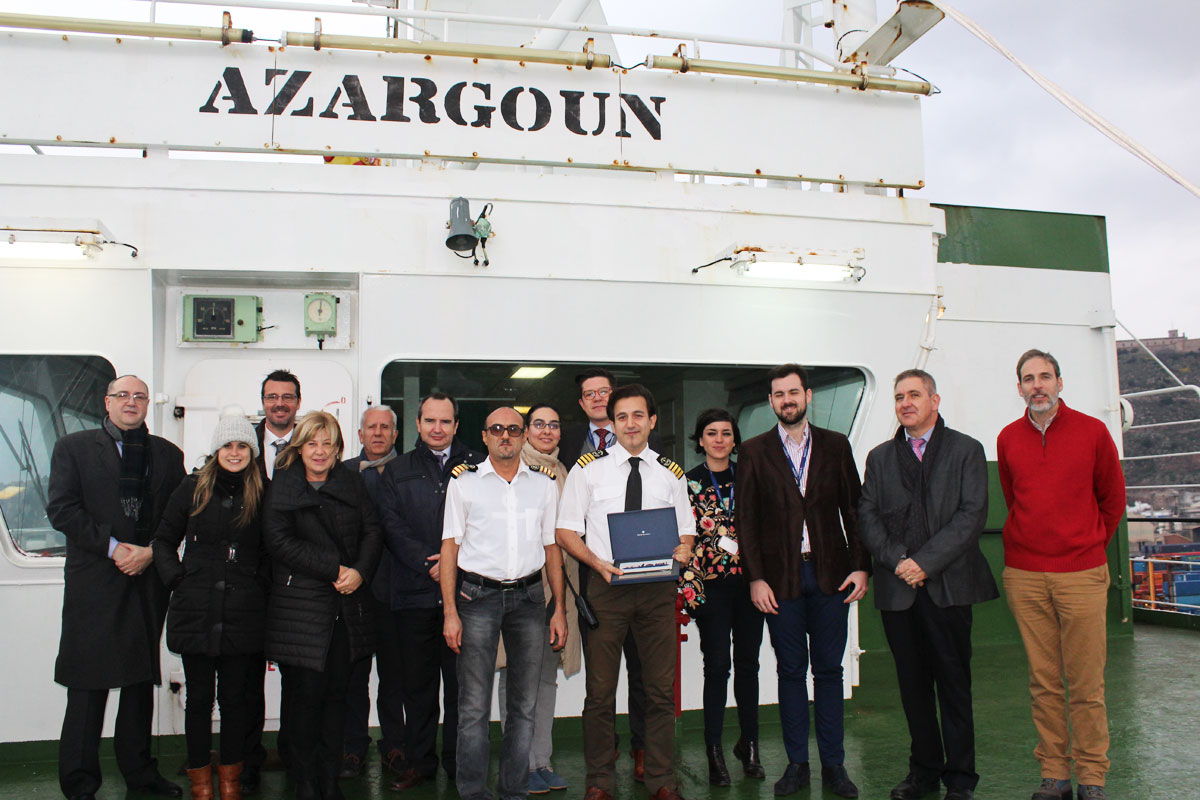 First call of the HDASCO vessel Azargoun in Barcelona
